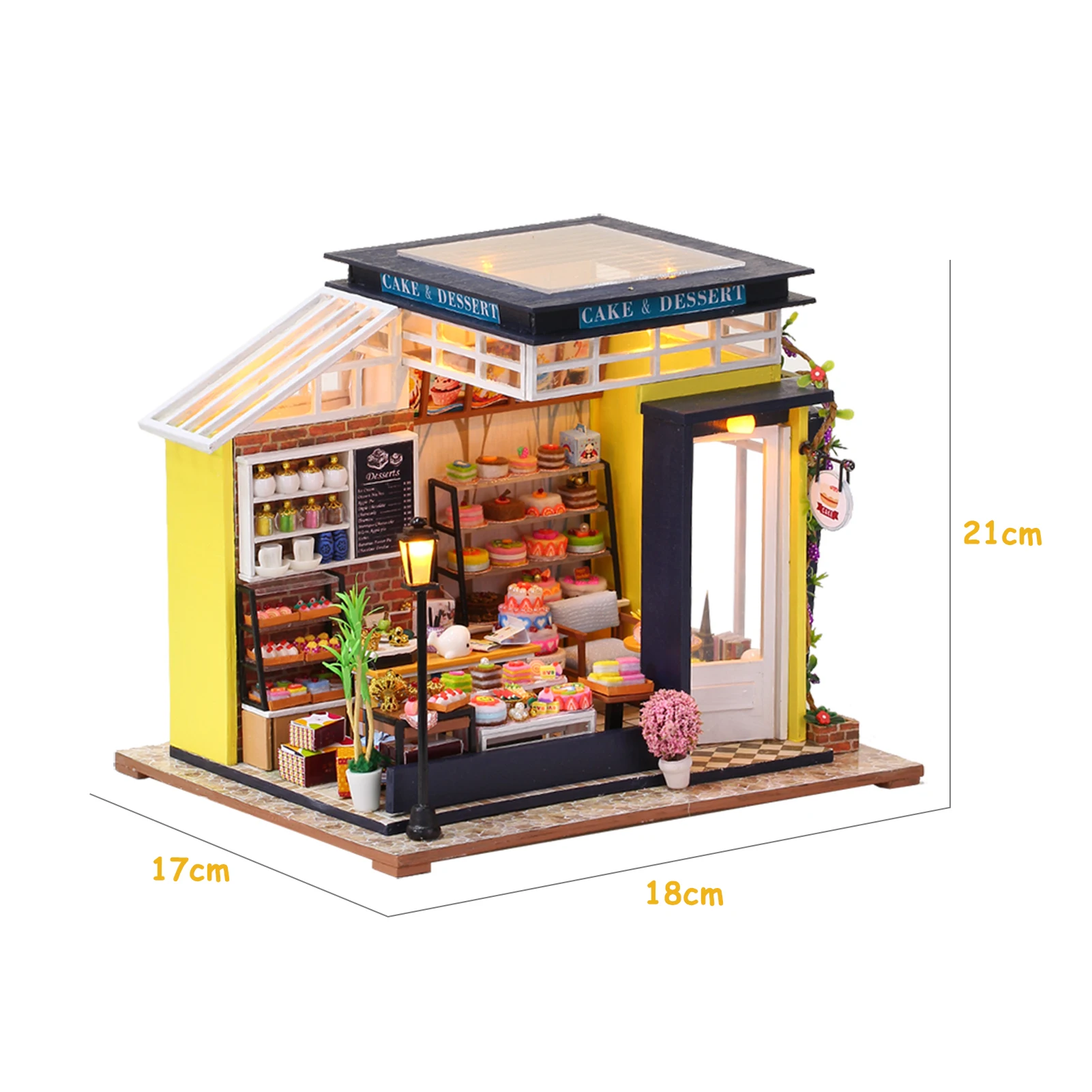 Robotime Rolife Miniature Dollhouse DIY Wooden Dollhouse