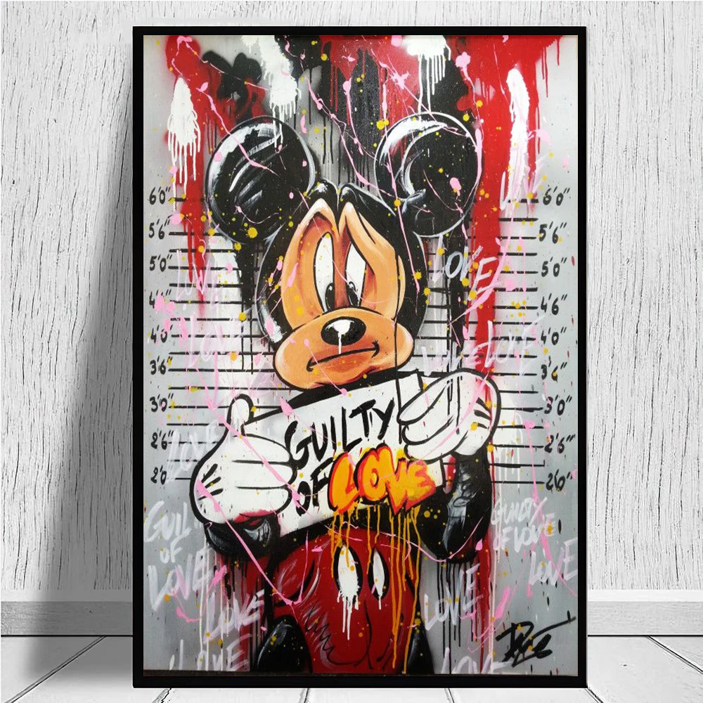 Mickey Mouse Graffiti Drawings