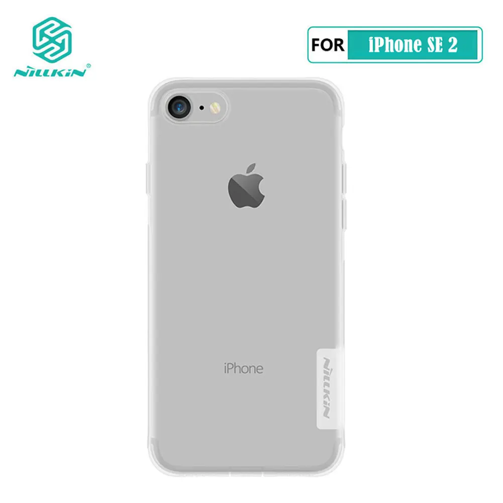 for-iPhone-SE-2-Case-Nillkin-Nature-Series-Clear-TPU-Casing-Cover-For ...