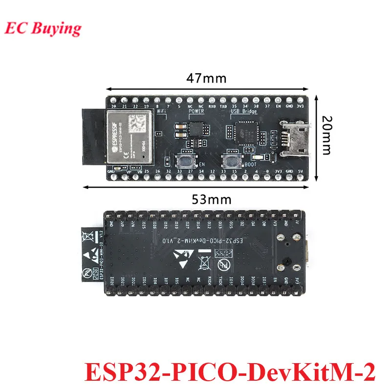 ESP32 PICO DevKitM 2 placa de desenvolvimento esp32 wifi serial ble ...
