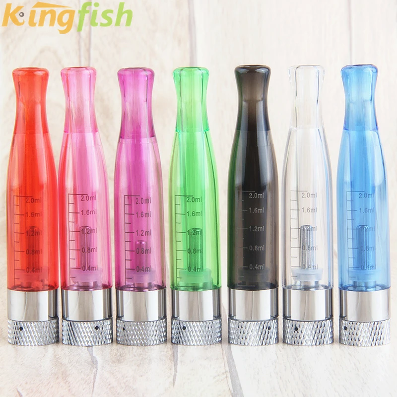 10Pcs E Cigarette GS H2 Atomizer 2.0ml Clearomizer 510 Thread Fits All ...