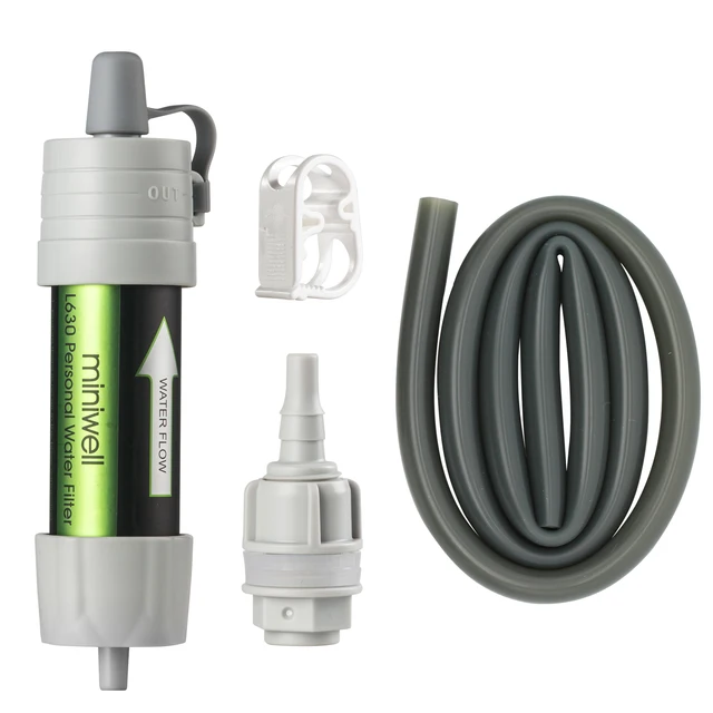 Miniwell Portable Camping Water Filter System with 2000 Liters ...