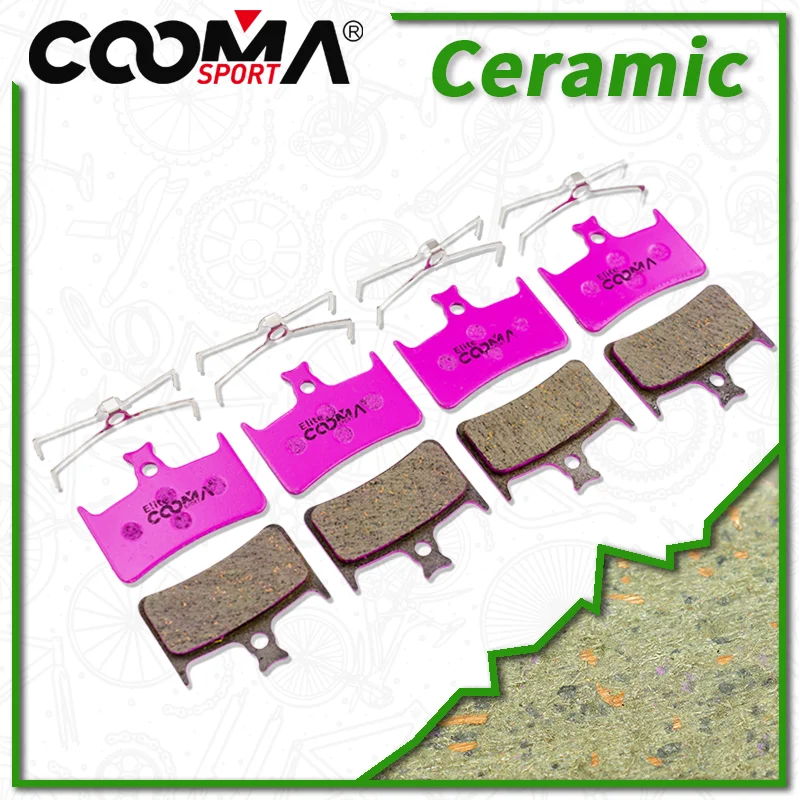 4 Pairs Ceramic Bicycle Disc Brake Pads for Hope Tech 3 E4 Race Evo E4 ...
