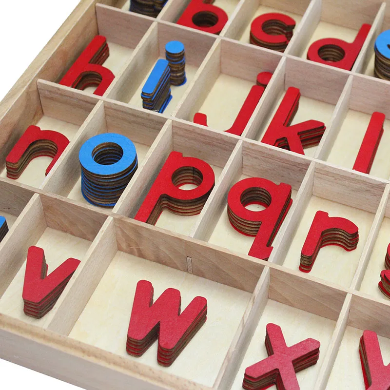 Alphabet-Toys-Small-Letter-with-Wooden-Box-Blue-Red-Letter-of-the-for ...
