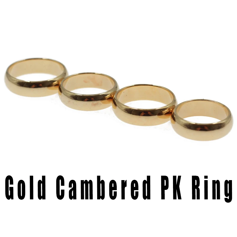 Gold-Cambered-PK-Ring-Magic-Tricks-Props-gimmicks-Strong-Magnetic-Coin ...