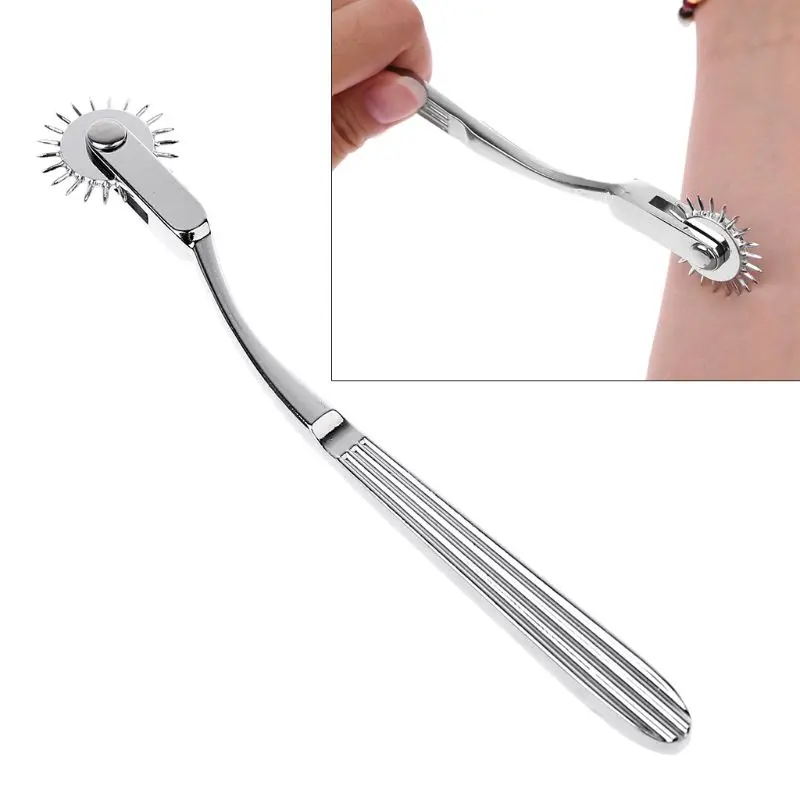 Diagnostic-Reflex-Hammer-Pin-Wheel-BDSM-Gear-Roller-Rolling-Wartenberg-Wheel-Pinwheel-Fetish ...
