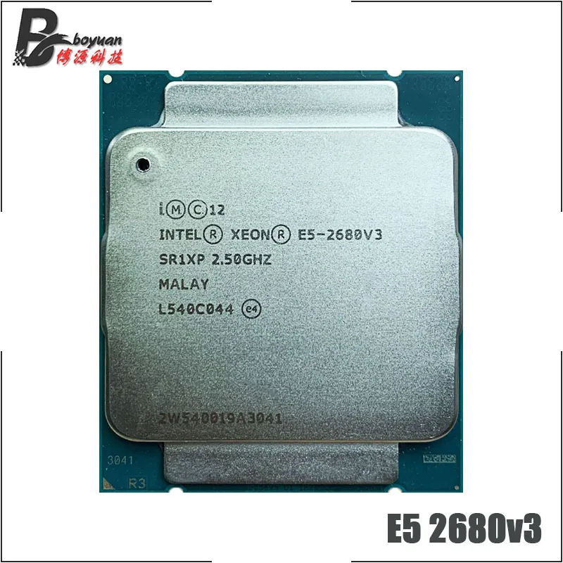 Intel Xeon E5 2680V3 E5 2680v3 E5 2680 v3 2.5 GHz Twelve Core Twenty ...