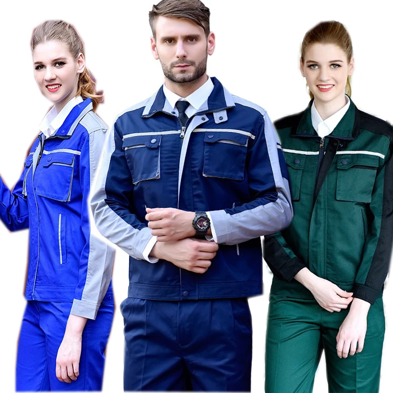 S-5xl Thick Work Clothing For Men Women Green Wear Resistant Worker ...
