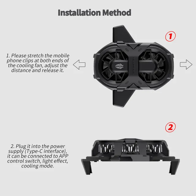 Original Nubia RedMagic 6 6S Pro Fan Cooler Red Magic 6 Pro Gaming ...