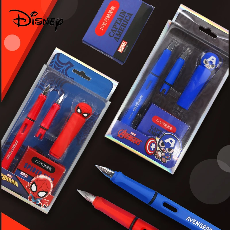Disney-Stationary-Supplies-Marvel-Spiderman-Captain-America-Fountian ...