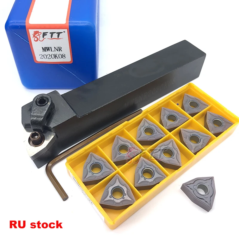 11pcs-WNMG080408-Inserts-Set-External-Holder-Turning-Tool-MWLNR-Cutting-Carbide-Insert-1pcs ...