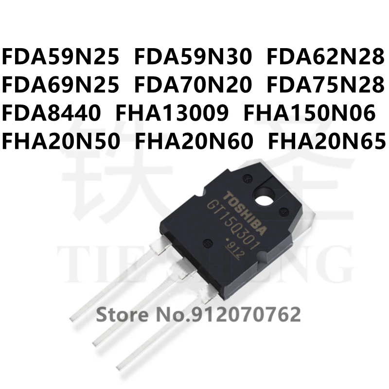 10PCS-LOT-FDA59N25-FDA59N30-FDA62N28-FDA69N25-FDA70N20-FDA75N28-FDA8440 ...