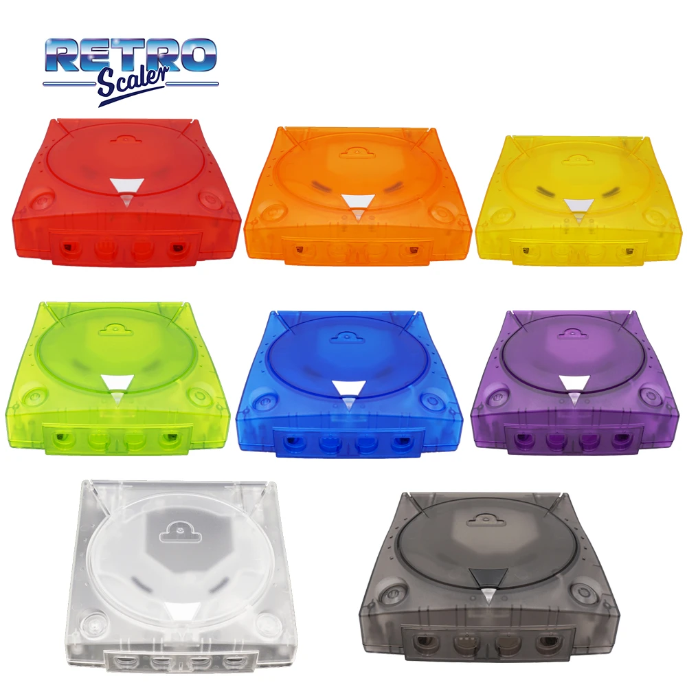 Retroscaler Replacement Translucent Case Shell for All Dreamcast DC ...