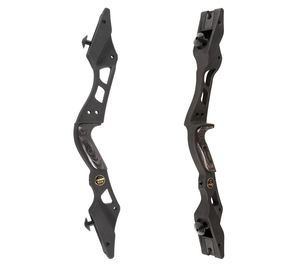 Sanlida Hermit X10 하이엔드 사냥 리커브 보우 라이저, 19 인치 CNC ILF 라이저, 우드 그립, 사냥 사격 ...