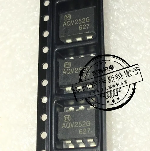50 Uds AQV252G AQV252GA SMD SOP 6 optoacoplador nuevo original|Relés ...