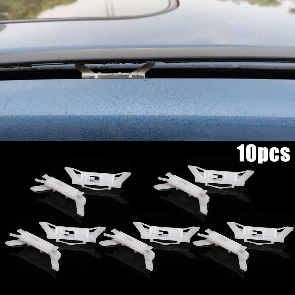 10pcs-Car-Roof-Weather-Strip-Moulding-Drip-Rail-Clips-Iron-Roof ...