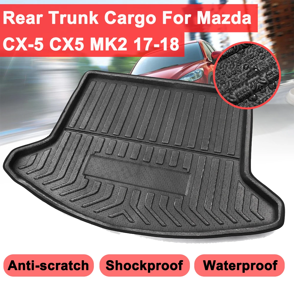 For-Mazda-CX-5-CX5-MK2-2017-2018-Rear-Trunk-Cargo-Boot-Liner-Car ...