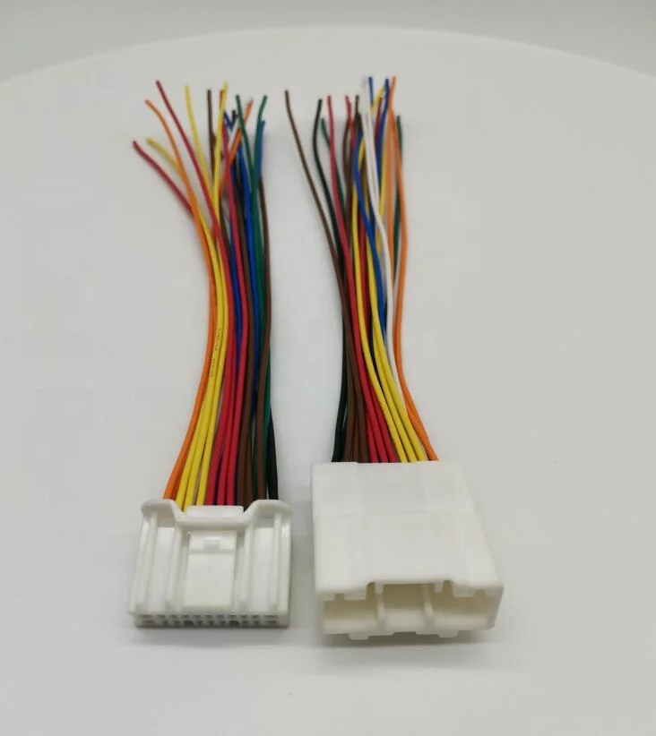 Free Shipping 1/2 Pcs 20 Pin Male Female Wire To Wire Cable Harness ...