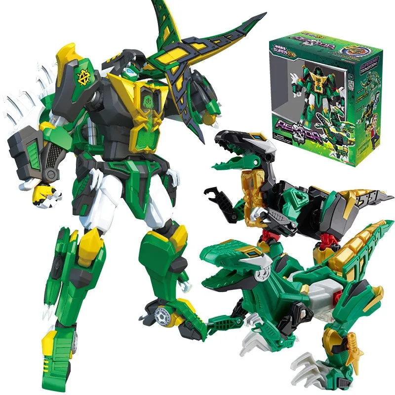 Big Super Ten Tyrannus Mecha Transformation Robot Toys With Weapon ...