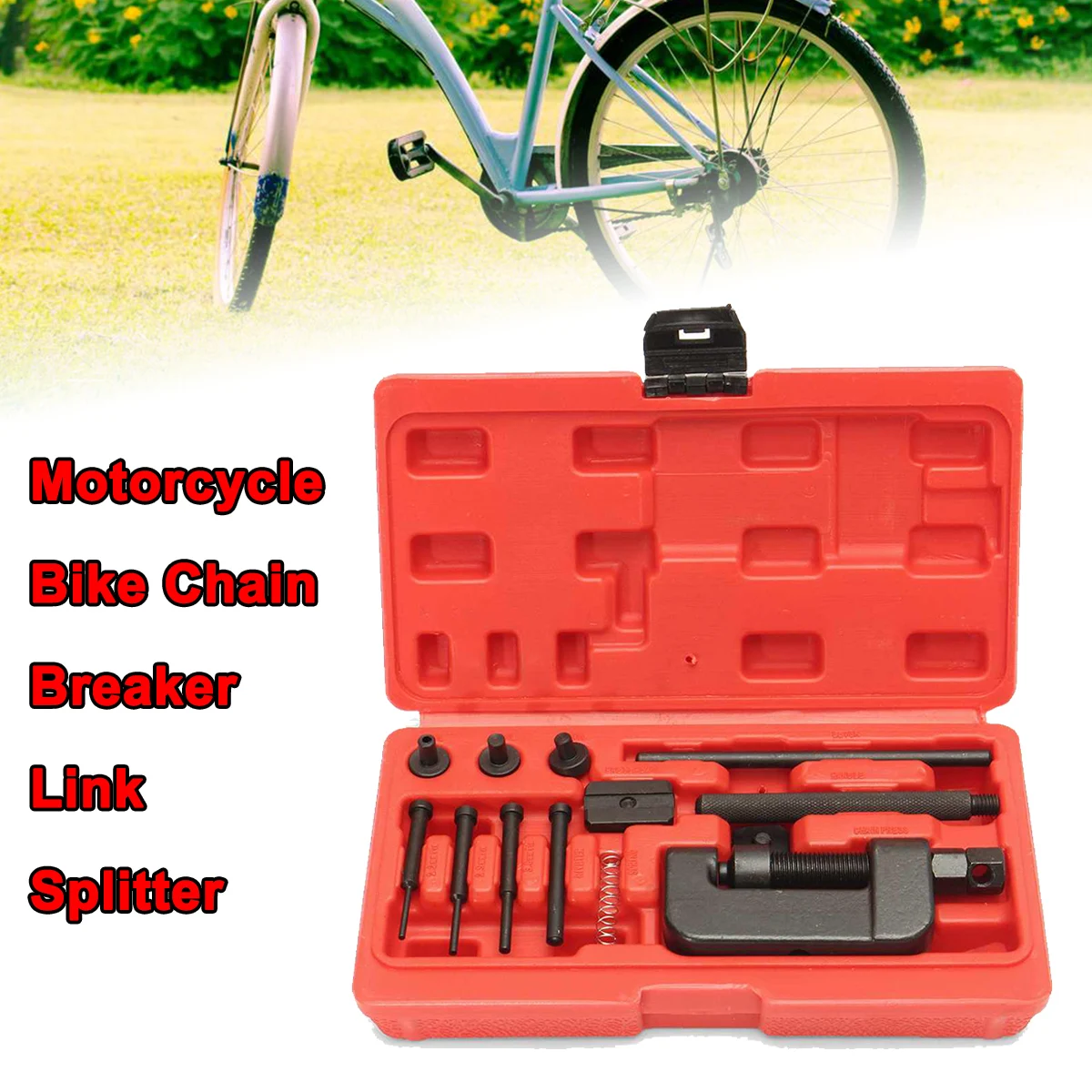 Motorcycle Bike Chain Breaker Link REMOVER CHAIN TOOLS CUTTER Splitter ...