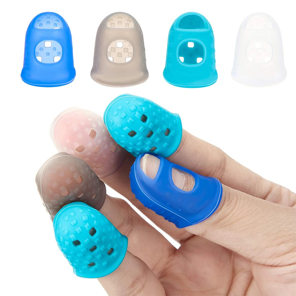 5-20PCS Multifunction Rubber Fingers Tips Guard Finger Protector Covers ...