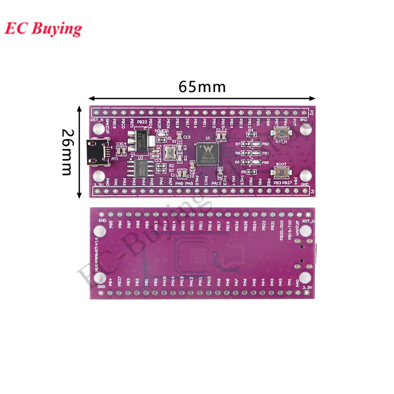 W806 W801 W800 Microcontroller 32 bit SOC Development Board W801 C400 W806 C200 WiFi Bluetooth ...