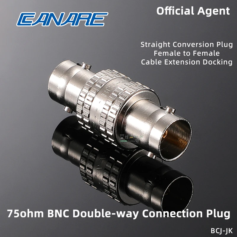 CANARE 75Ω Dual-way BNC Extension Adapter 12G-SDI Broadcast Grade Cable ...