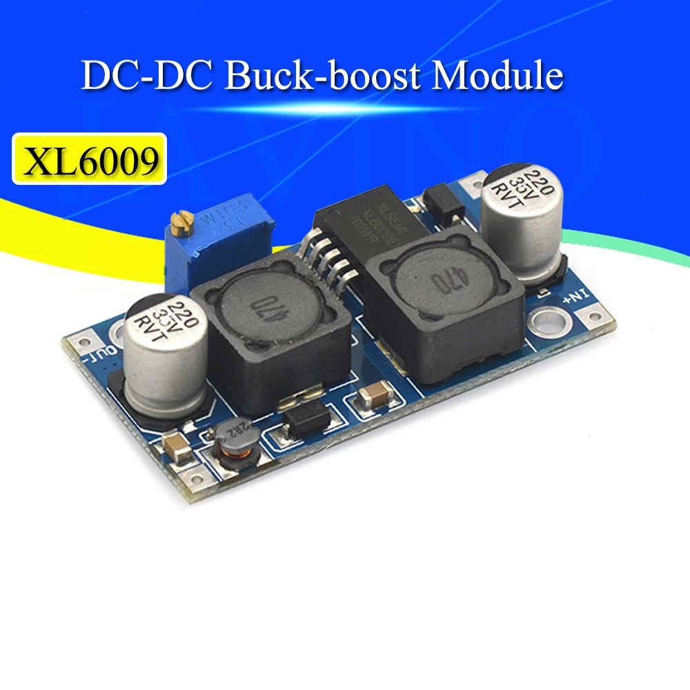 Dc-dc Xl6009 Auto Boost Buck Adjustable Step Up Step Down Converter Module Solar 1.25-36v ...