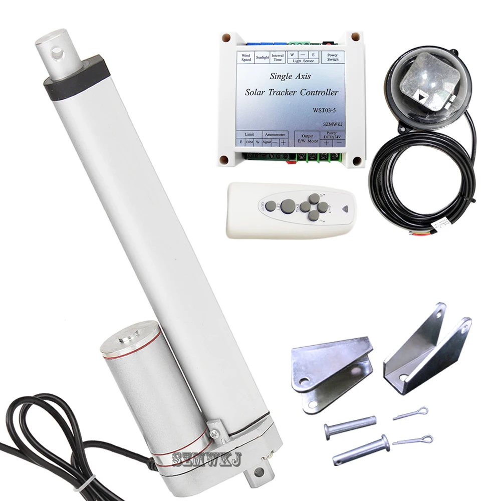 1000W-1KW-Sunlight-Track-Solar-Tracker-8-12V-Linear-Actuator-Electric ...
