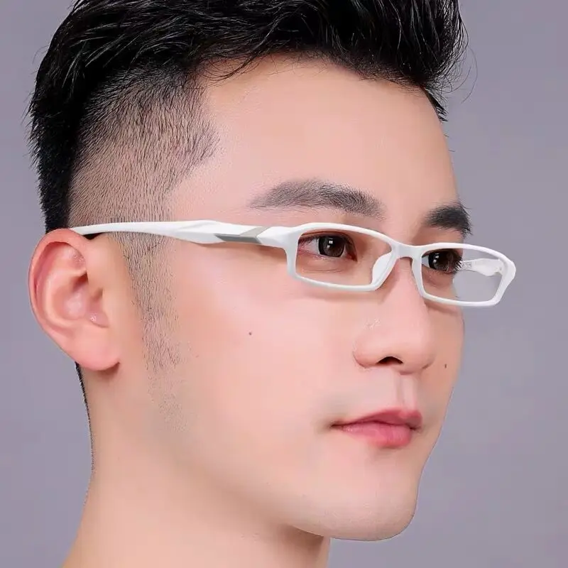 Vazrobe White Eyeglasses Frames Male Women Sports Tr90 Glasses Men ...