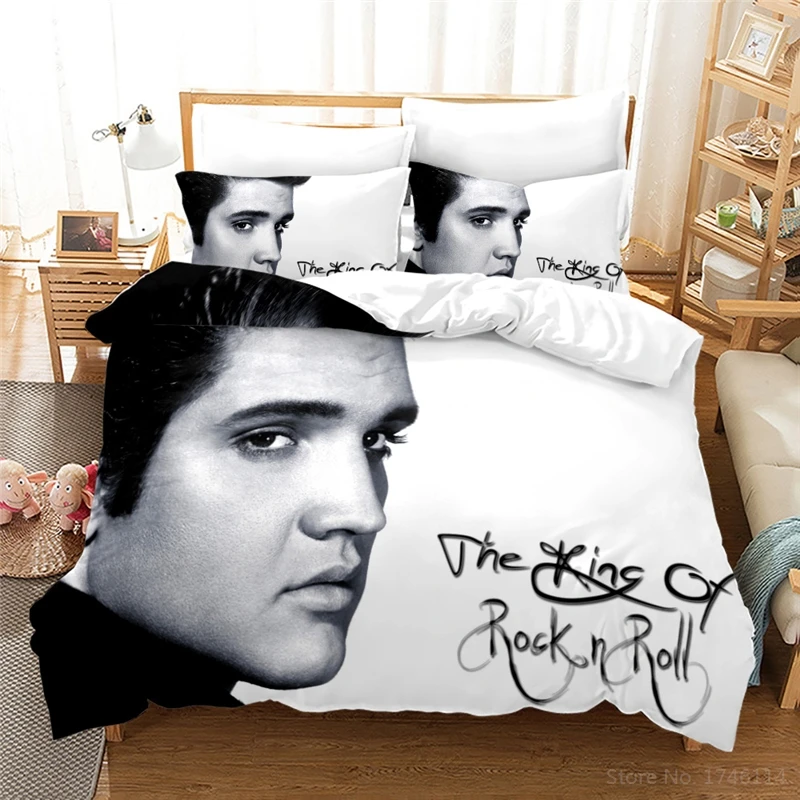 Elvis Presley 3D Printed Bedding Set Duvet Cover Set Comforter Cover ...