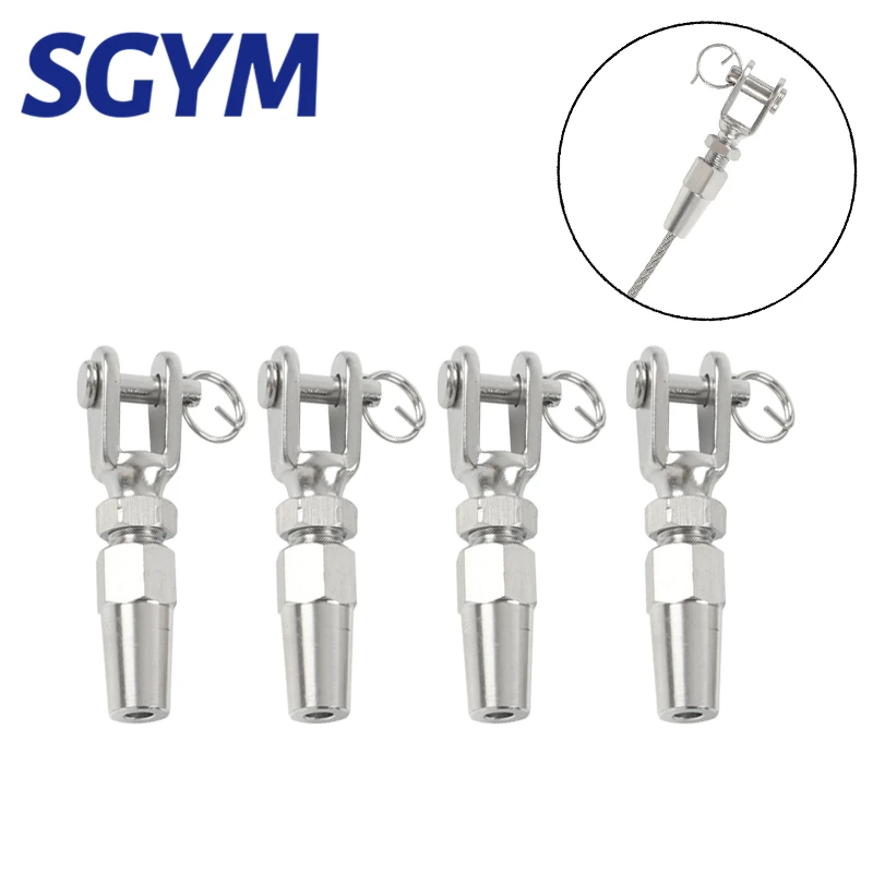 4pcs-316-Marine-Grade-Stainless-Steel-Swageless-Fork-Terminal-For-3mm ...