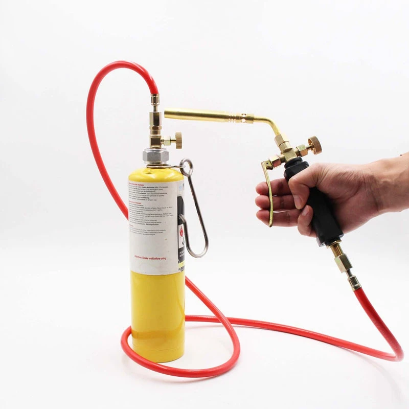 Brazing Welding Hose Torch MAPP Propane Soldering Torch with 1.6M Hose ...