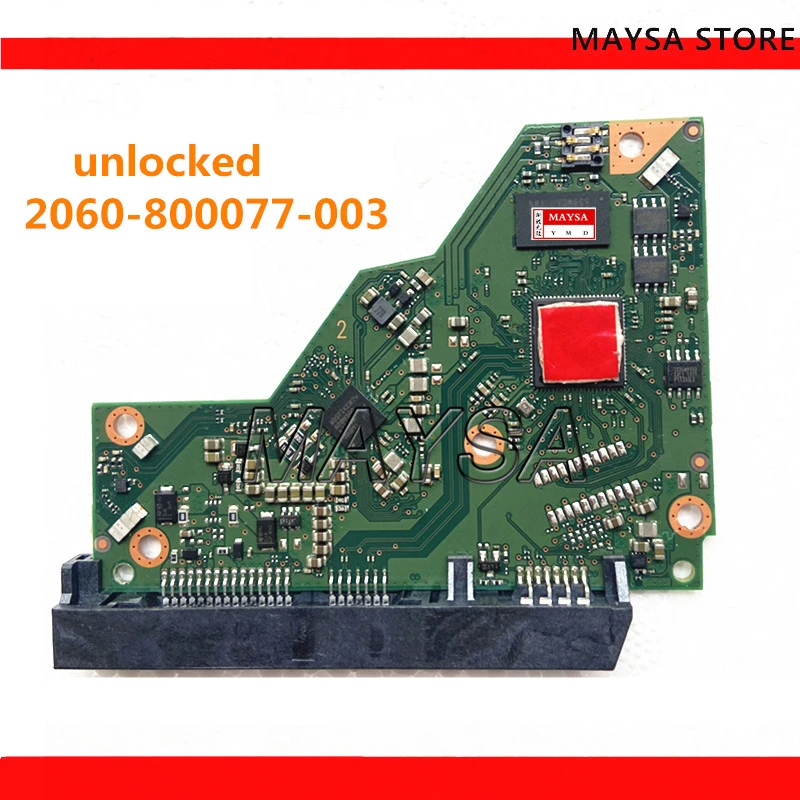 800077 For Wd Hard Drive Wd20ezaz Pcb 2060-800077-003 Rev P1 P2 Unlock ...