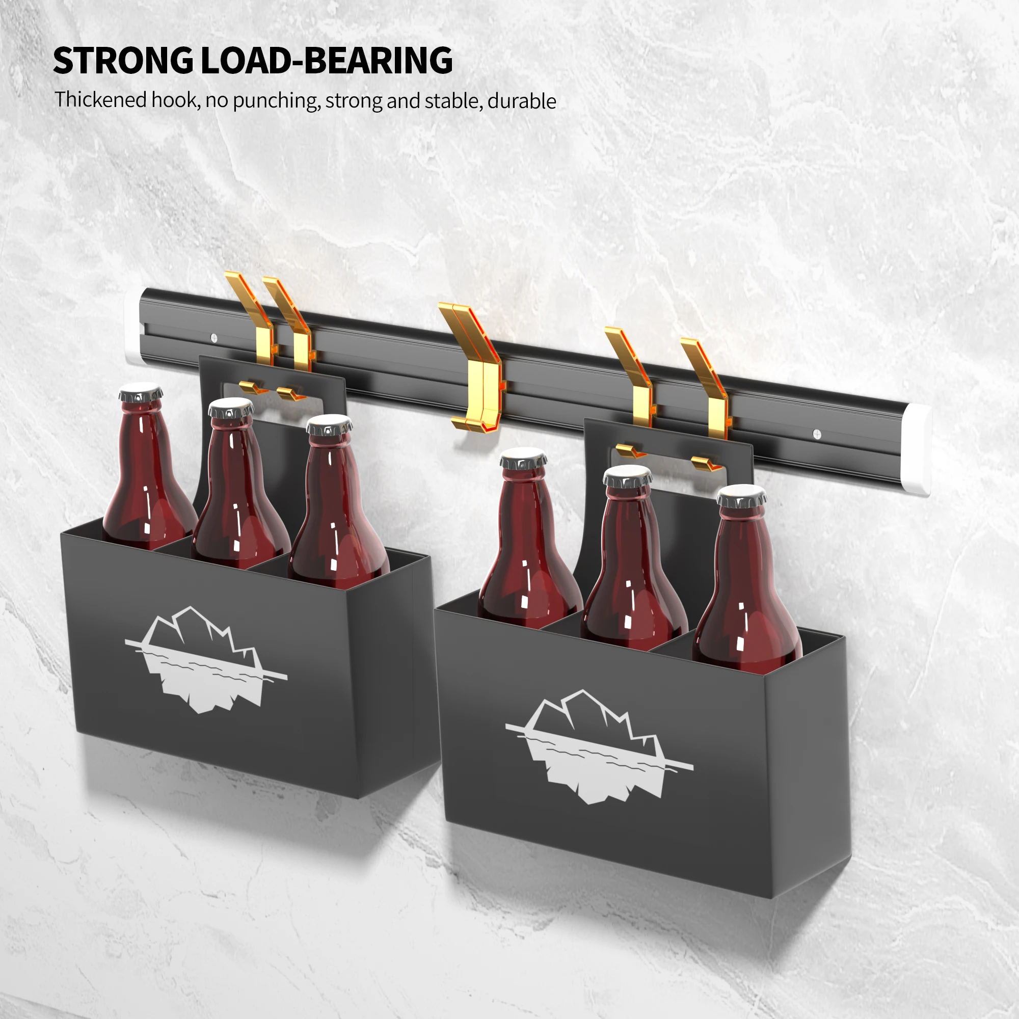 Beer Bottle Coat Rack