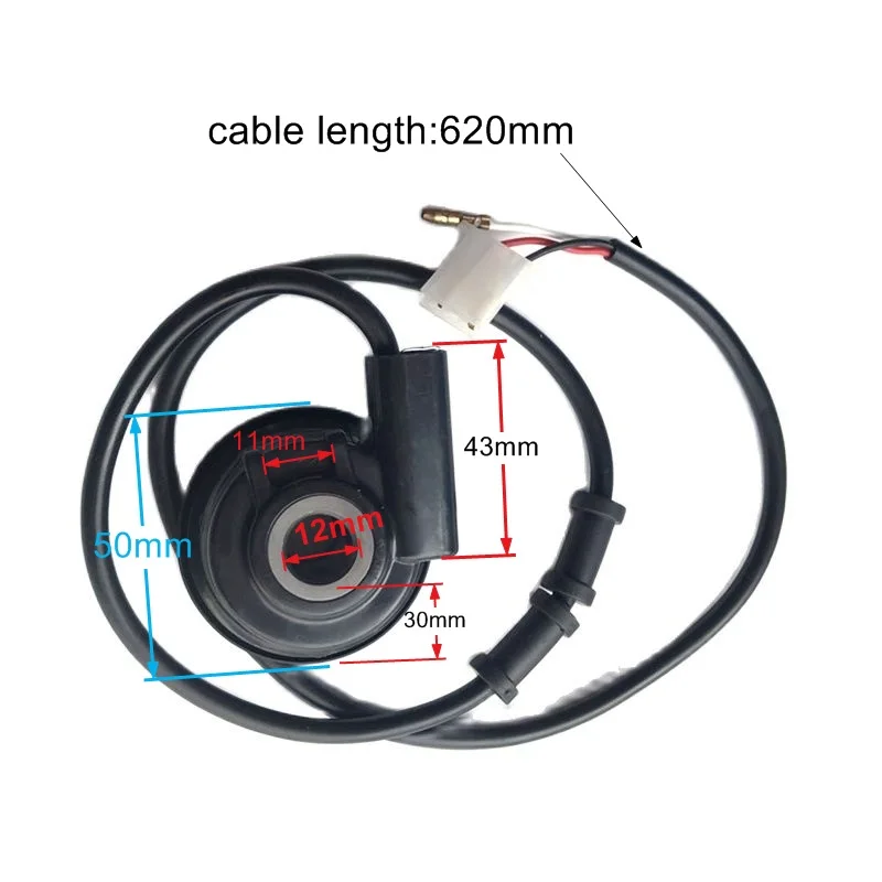 12V-Black-Digital-Motorcycle-Odometer-Sensor-Speedometer-Cable-Box ...
