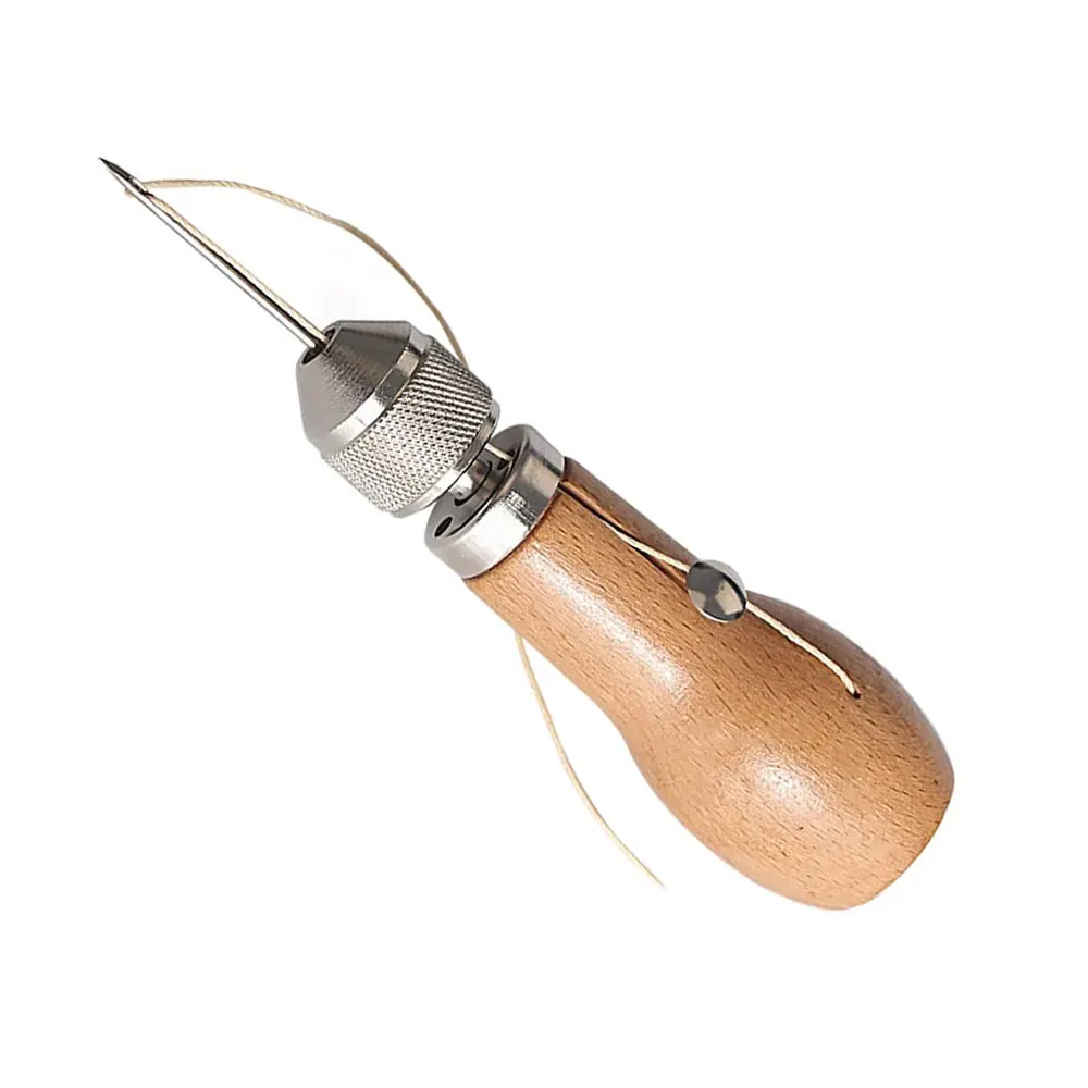 Bestnule Professional Sewing Awl Hand Stitcher Repair Tool Kit With 2 ...