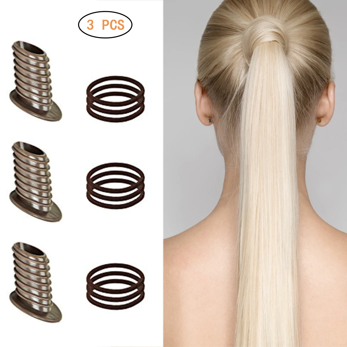 3pcs High-quality Hair Ponytail Holder Styling Tools 9 Clip - AliExpress