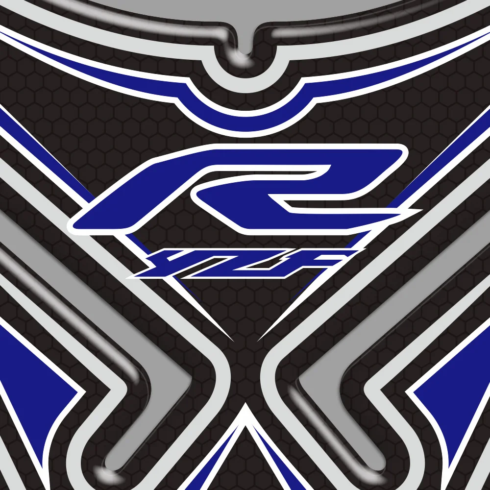 Emblem Logo Tank Pad For Yamaha Yzf R1 R1m R3 R6 Yzf-r3 Yzf-r1 Yzf-r6 ...
