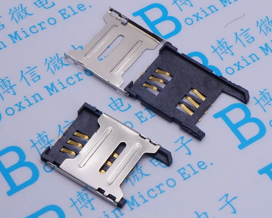 Flip-cover-big-card-iron-cover-SIM-card-socket-connector-sim-card-tray ...