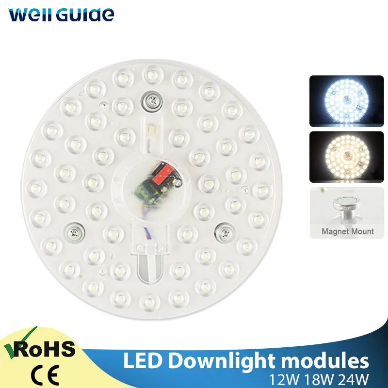 Led Downlight Modules 12W 18W 24W For Ceiling Downlight Accessory ...