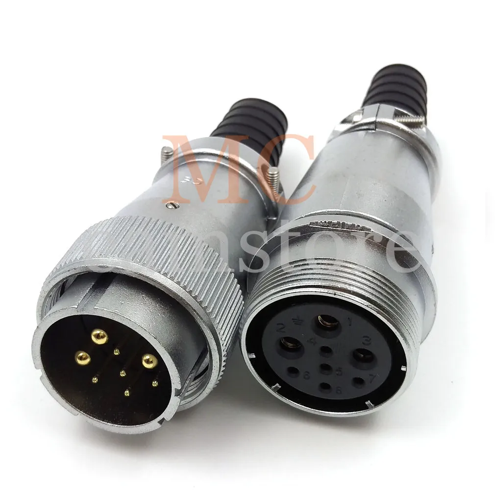 WS32-WEIPU-8Pin-Waterproof-Connector-Male-plug-female-socket-8-pin-Wire ...