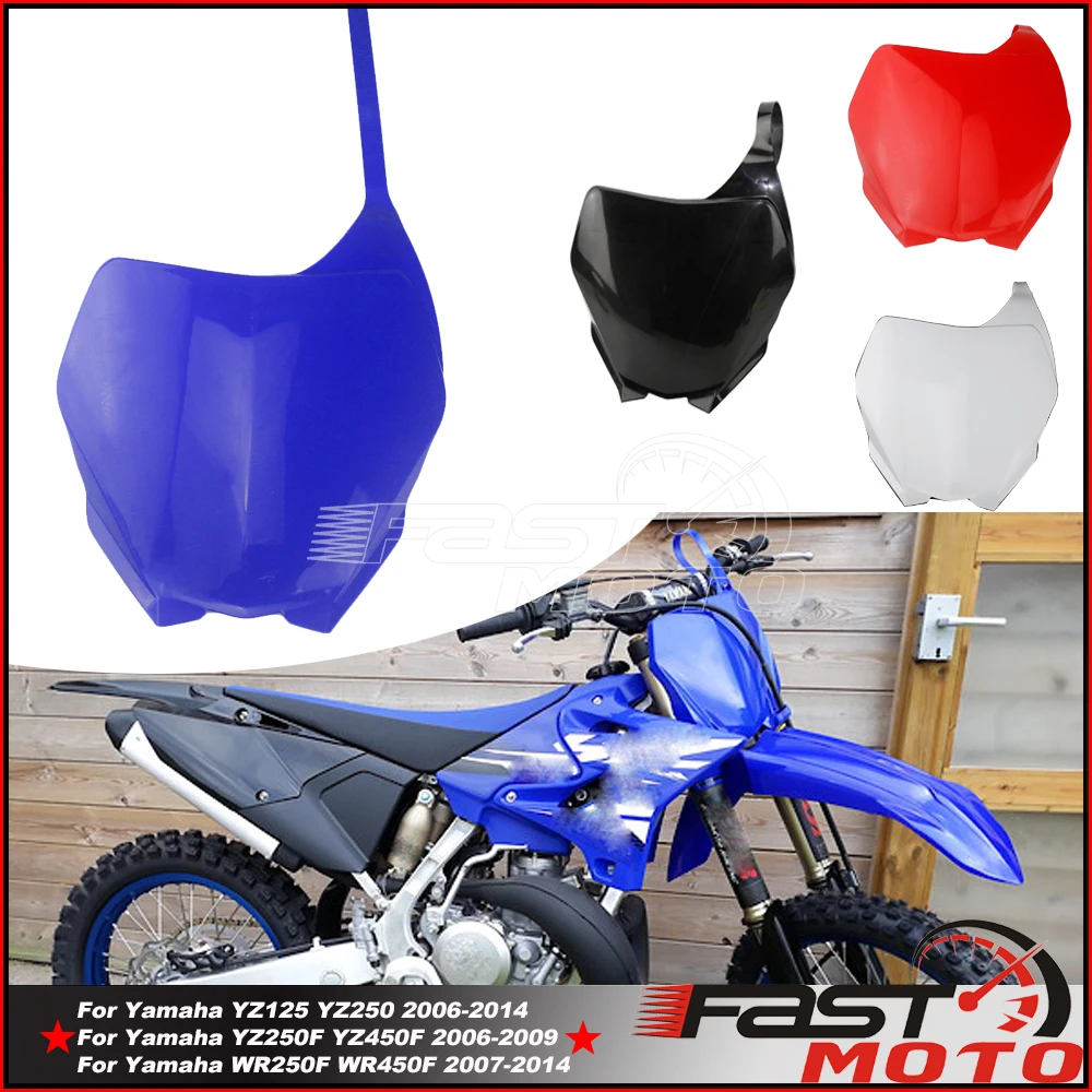 Enduro Front Number Plate for Yamaha YZ125 YZ250 YZ250F YZ450F WR250F ...