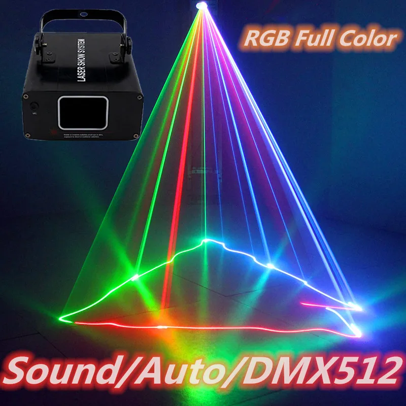 풀 컬러 디스코 스캔 레이저 프로젝터 빛 Dmx512 라인 빔 패턴 효과 무대 조명 크리스마스 홈 파티 Dj 레이저 빛무대