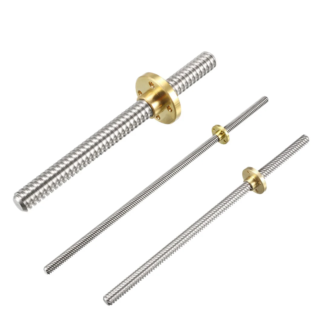 uxcell 300mm T8 OD 8mm Pitch 2mm Lead 12mm Stainless Steel Lead Screw ...