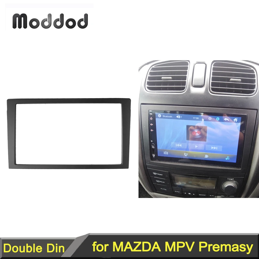 Double-Din-Fascia-for-MAZDA-MPV-Premacy-1999-2005-Stereo-Player-CD ...