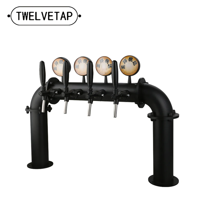 TWELVETAP-U-Shape-4-Lines-Small-Beer-Column-Stainless-steel-Beer-Tower ...
