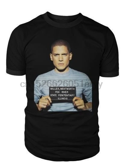 Prison Break T Shirt Michael Scofield taza Shot camiseta hombres ...