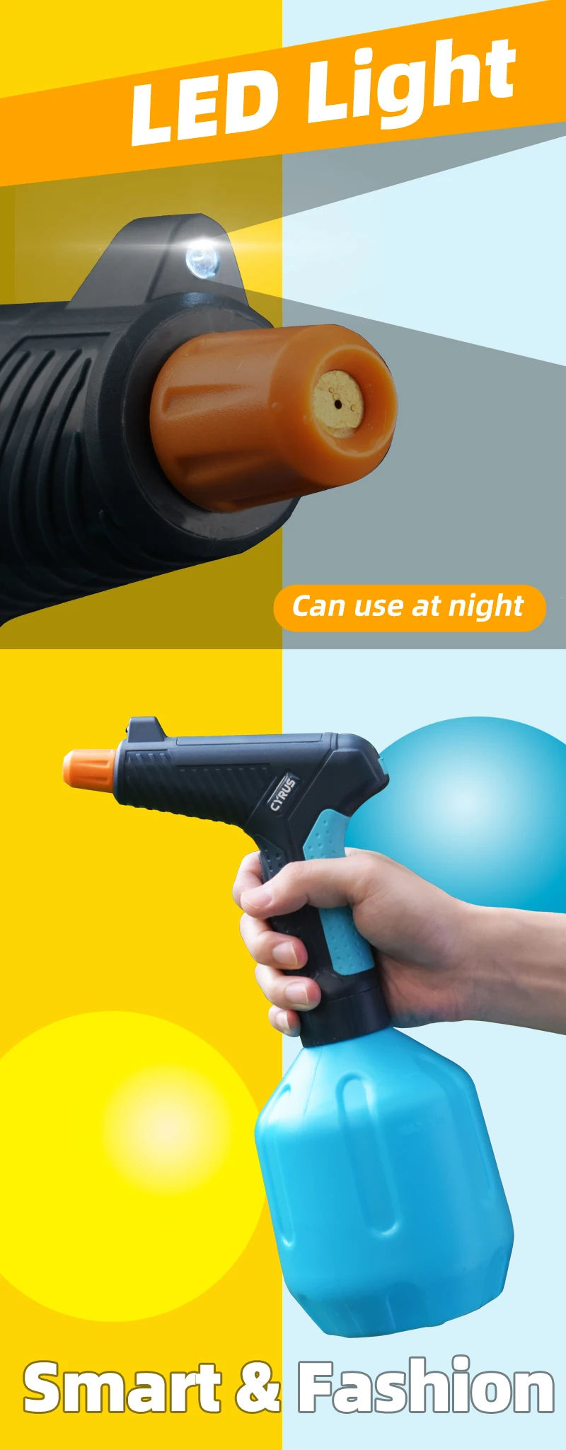 VAPORISATEUR VIDE,Bleu--Pulvérisateur électrique 1L 33oz, bouteille de ...