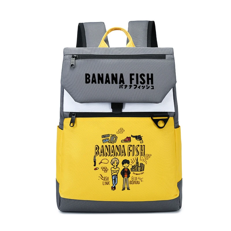 Mochila Anime BANANA FISH Ash Lynx Okumura Eiji, Bolso De Hombro ...